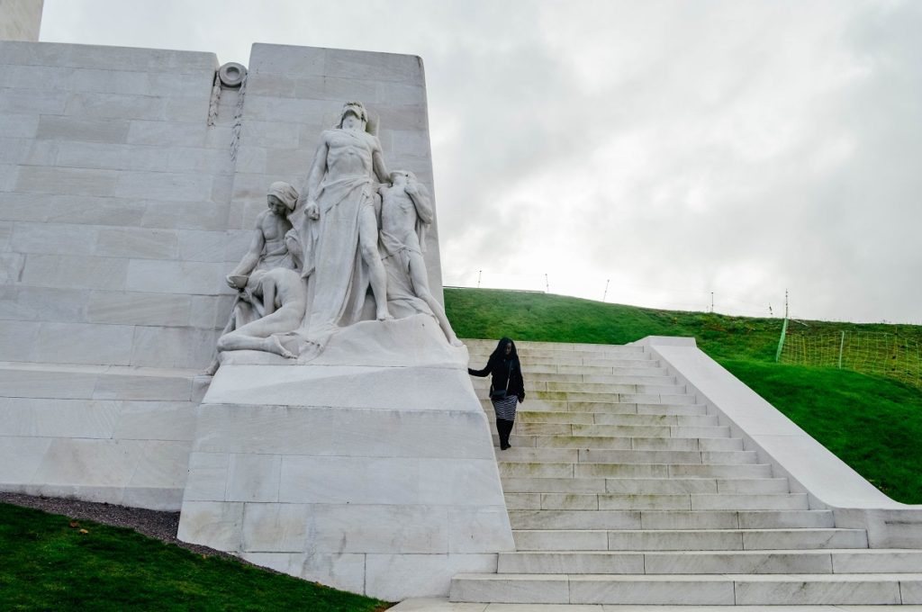 Discovering Vimy ridge Canadian Memorial in France