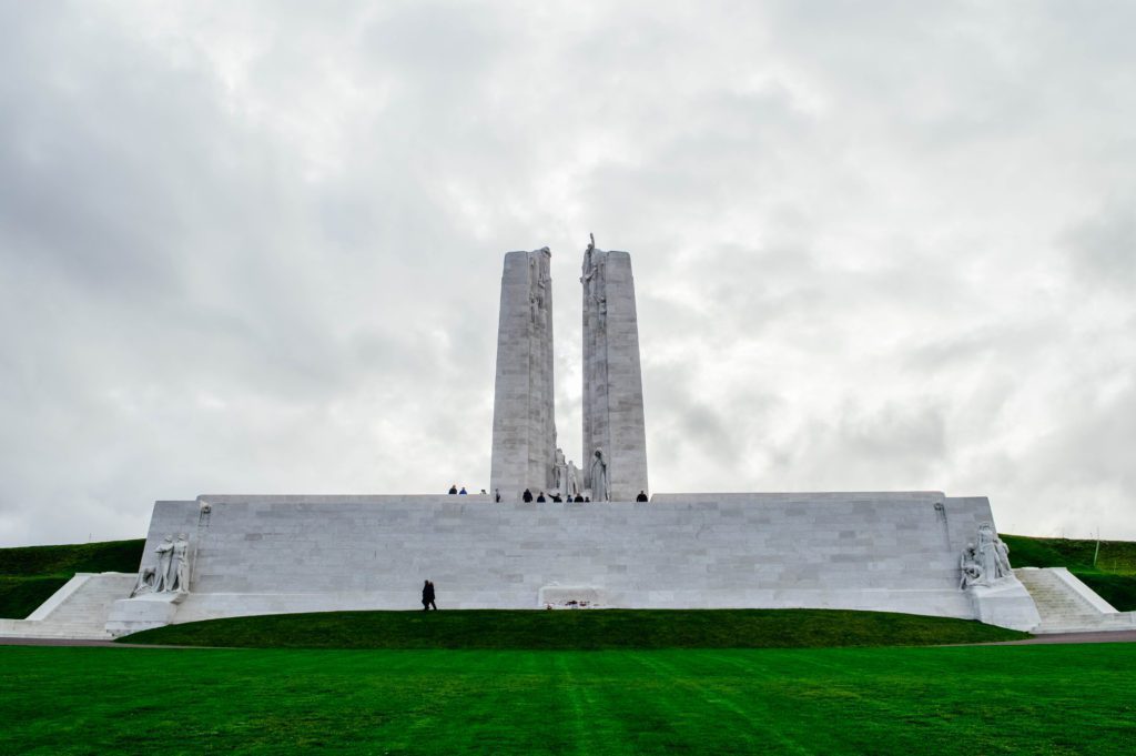 Discovering Vimy ridge Canadian Memorial in France