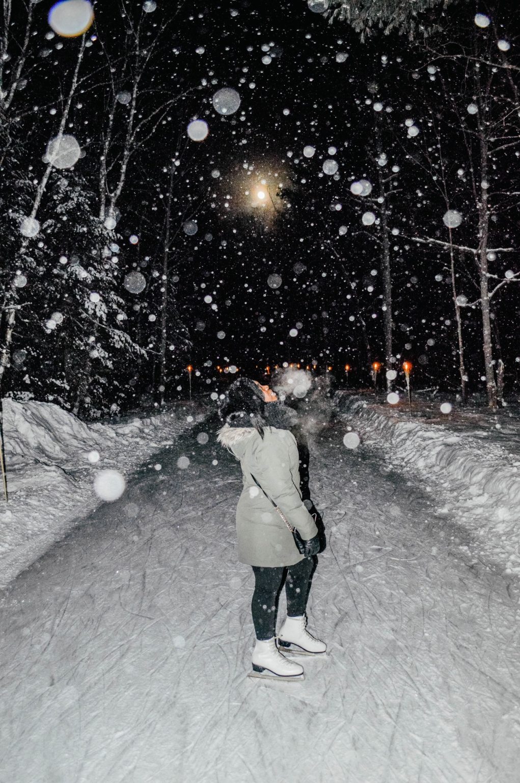 Fire and Ice night in Arrowhead Provincial Park - Simply Blessed Shy